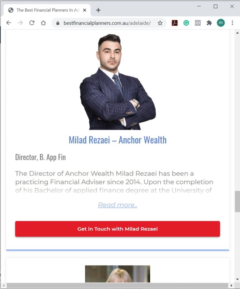 About Us - Anchor Wealth